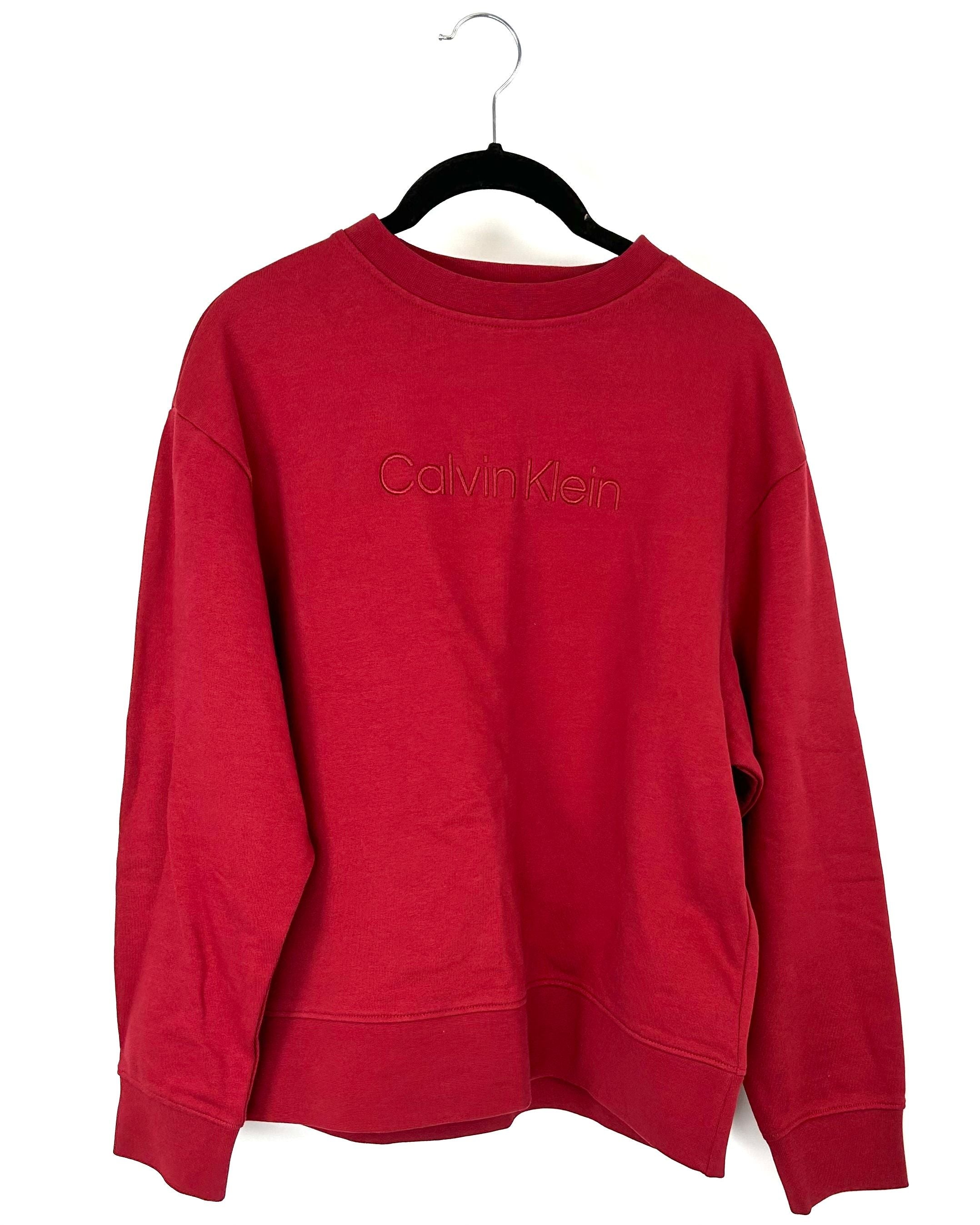 Maroon Red Logo Crew Neck - Small – The Fashion Foundation