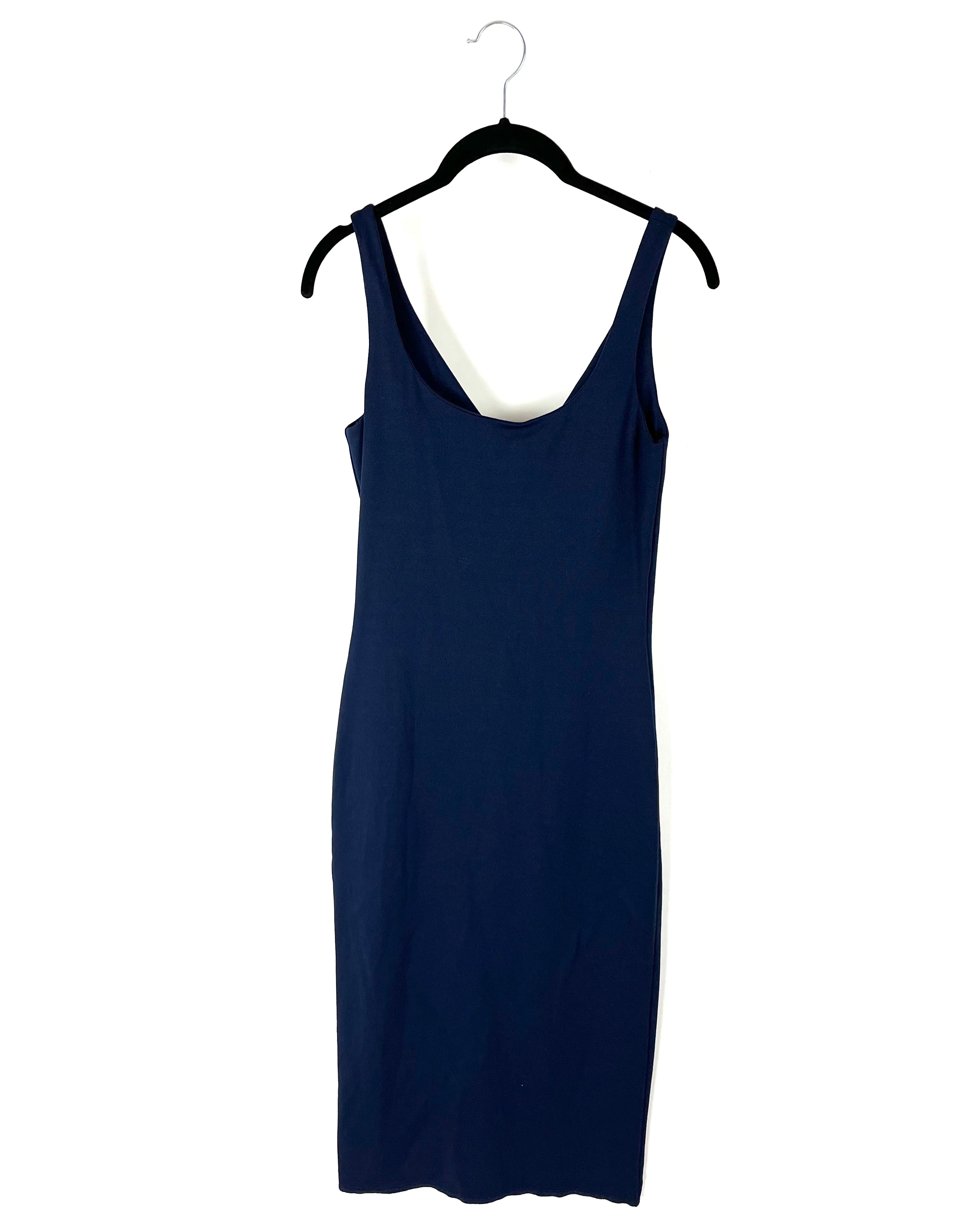 Navy Blue Tank Dress - Size 4/6 – The Fashion Foundation