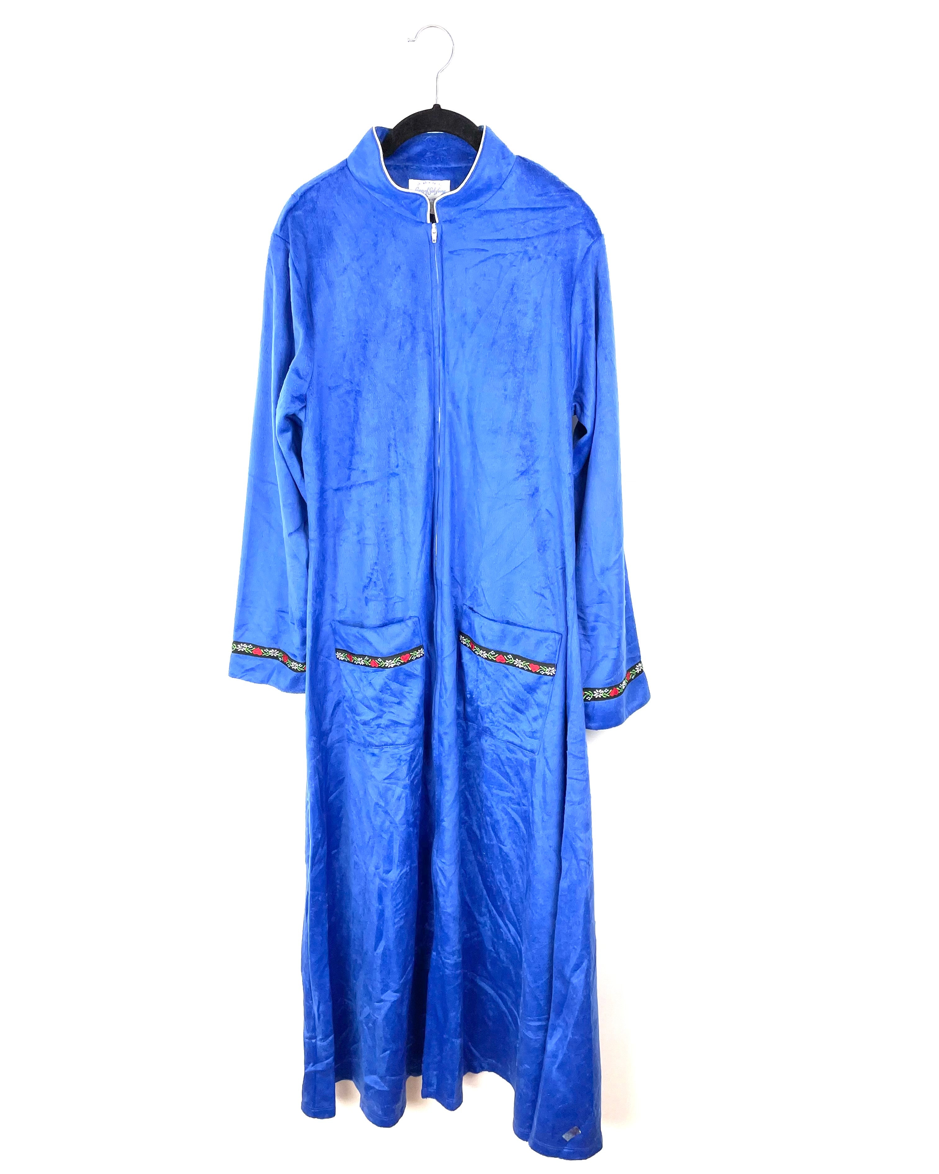 Long Royal Blue Robe - Small – The Fashion Foundation